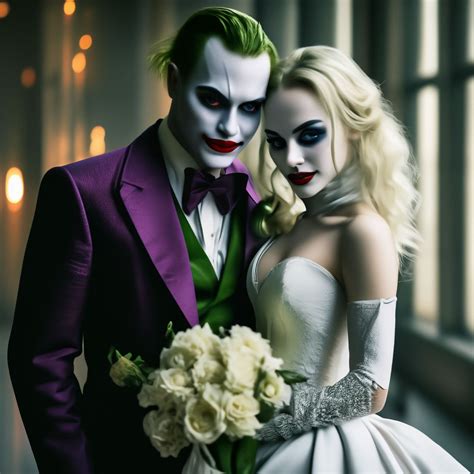 Joker And Harley Quinn Wedding 60 Photos
