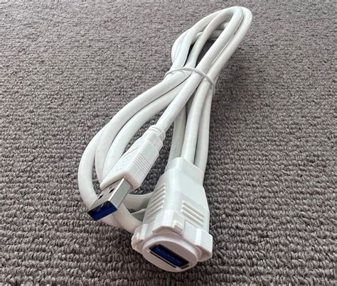 USB Lead Single Inline Adaptor To Suit CMS Standard Data Mm Lead Socket Bezel To Plug