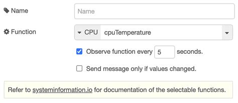 Node Red Systeminformation Share Your Nodes Node Red Forum