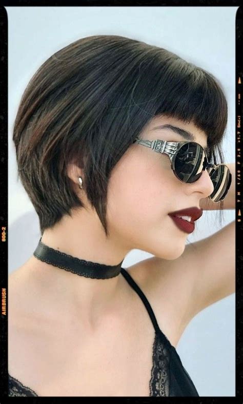 50 Short Hairstyles That Looks So Sassy Layered Bob With Short Bangs