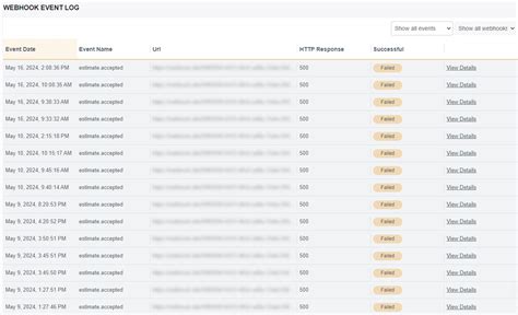 Webhooks Buildxact Api