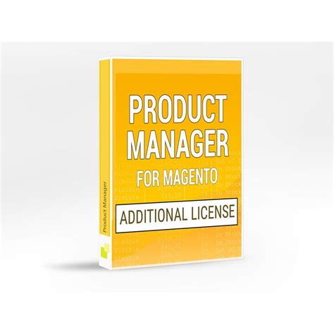 Additional License Product Manager For Magento
