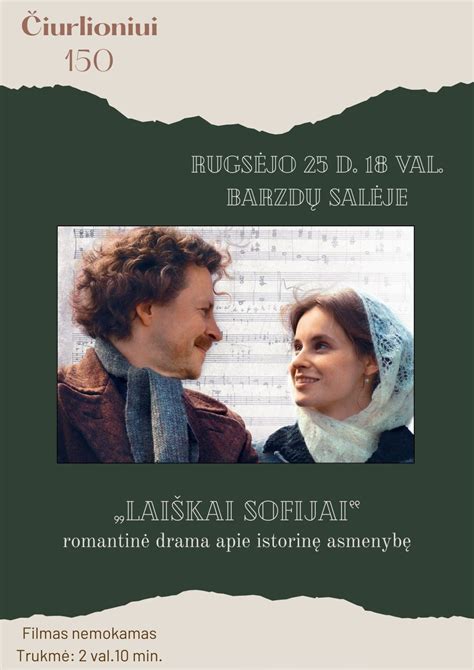 Filmas „laiškai Sofijai“ Sūduvos Gidas