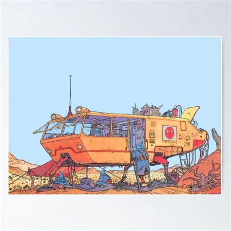 Jean Giraud Moebius Voyage Dhermès A Moebius Masterwork Poster For Sale By Umbisun