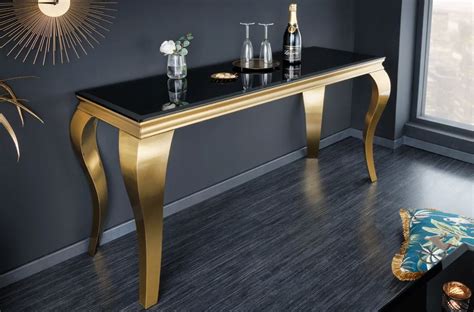 Sidetable Barok Goud Zwart Glas 145 Cm Kopen Aktiewonen Nl