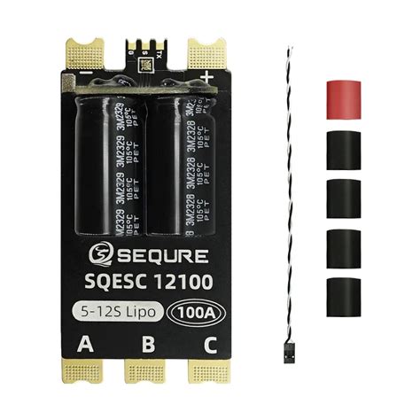 Sequre Esc 12100 Brushless Electric Speed Controller 5 12s 100a Esc Blheli32 Am32 For Fpv