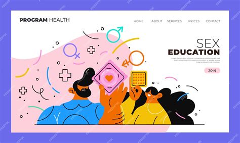 Free Vector Hand Drawn Sex Education Landing Page