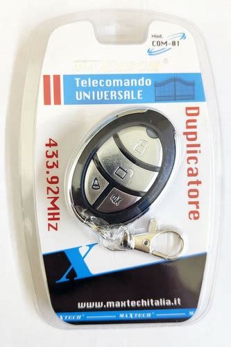 Telecomando Duplicatore Universale Cancello 433 92mhz Cancelli Maxtech