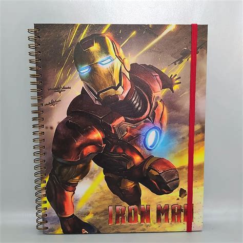 Iron Man Cuaderno Libreta Fabrica De Recuerdos