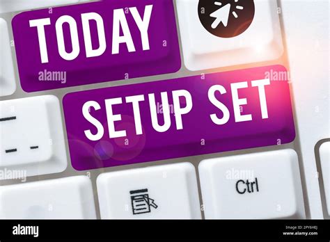 Sign Displaying Setup Set Business Concept The Manner Position Or Direction In Which