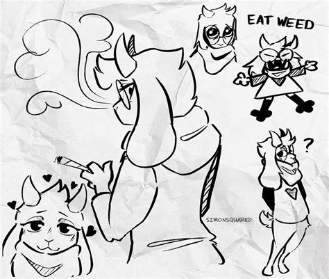 Ralsei Doodles By Simonsquared On Deviantart