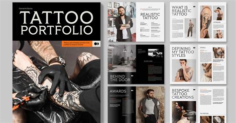 Tattoo Artist Portfolio Template Print Templates Ft Portfolio