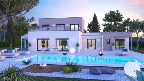 Plan Maison Contemporaine Plain Pied 200m2 Ventana Blog