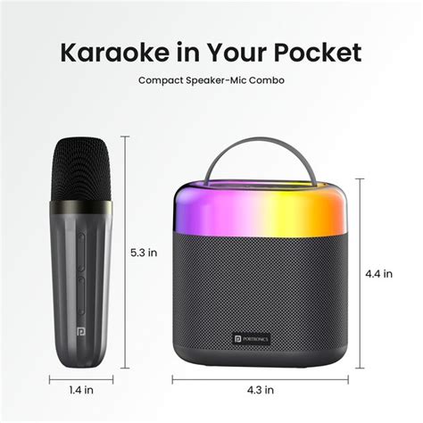 Buy Portronics Dash 3 16w Portable Speaker With Mic Online Price ₹1750 Instant Delivery