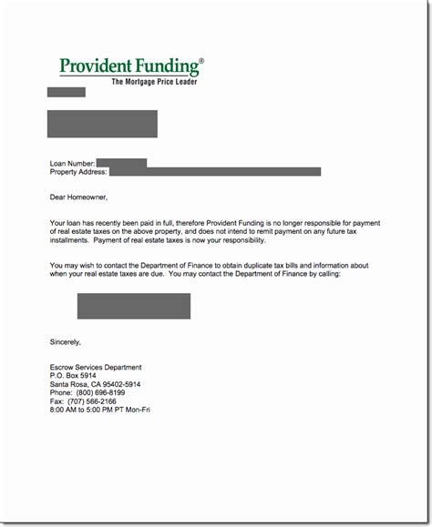 Payoff Statement Template Word Peterainsworth