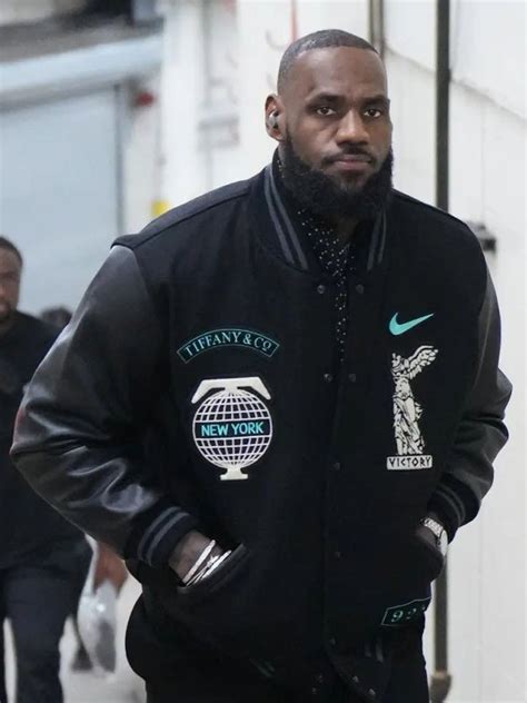 Lebron James Tiffany And Co Black Jacket Jacket Hub