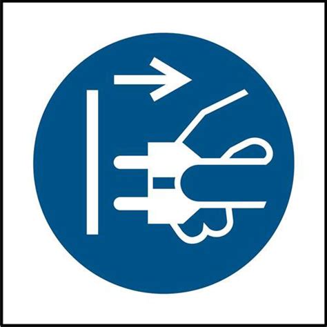 Unplug Socket Symbol Only