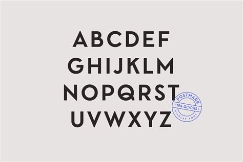 Postmark Font Youworkforthem