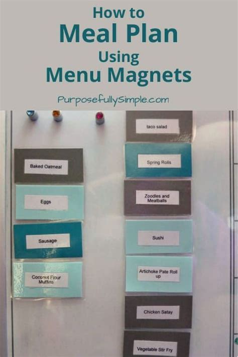 Magnetic Menu Board Part 1 Artofit