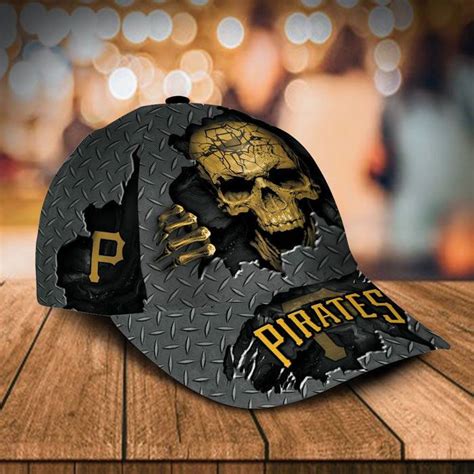 Personalized Pittsburgh Pirates Skeleton 3d Classic Baseball Cap