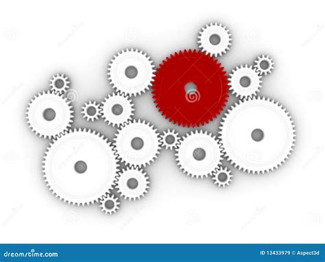3d Cogs Stock Illustration Illustration Of Gearwheels 13433979