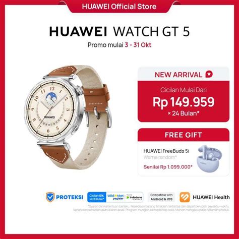 Promo Baru Free Tws Huawei Watch Gt Series Smartwatch Fashion Edge Pro Level Sports
