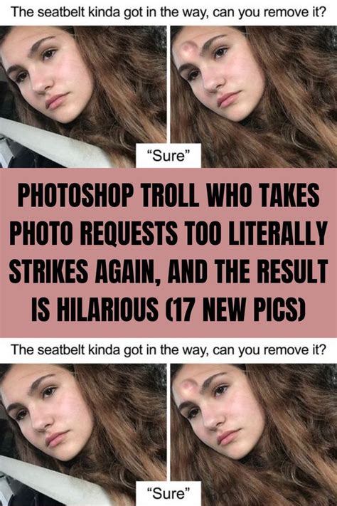 Photoshop Troll Who Takes Photo Requests Too Literally Strikes Again
