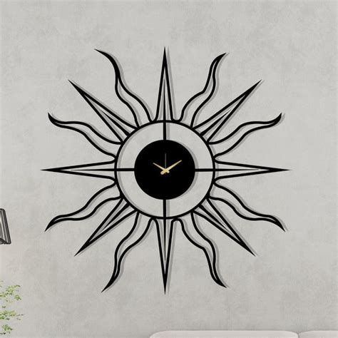 Sun Clock Etsy