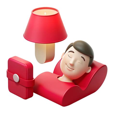 A Red Toy With A Red Lamp And A Red Lamp On It Premium Ai Generated Psd