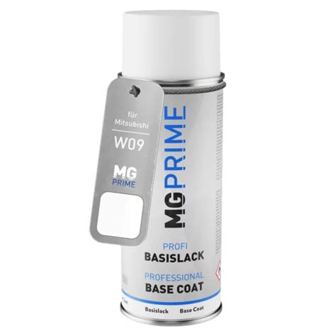 AUTOLACK SPRAYDOSE FÜR Mitsubishi W09 Sophia White Islandweiss