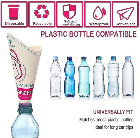 50 Pcs Disposable Female Urination Device Portable Female Urinal