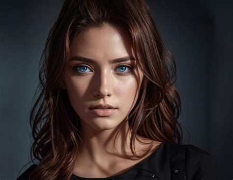Premium Ai Image Perfect Woman With Amazing Eyes Created With