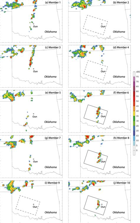 Model Derived Radar Reflectivity Dbz At The Lowest Model Grid Point