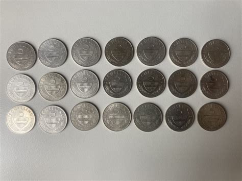 21 Srebrnjak 5 Austrijski šiling