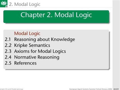 Modal Logics For Multi Agent Systems