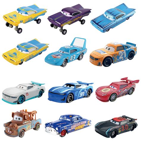 디즈니 픽사 자동차 2 3 번개 맥퀸 잭슨 스톰 킹 허드슨 메이터 155 다이 캐스트 금속 합금 모델 자동차 생일 선물 소년 장난감다이캐스트 And 장난감 차