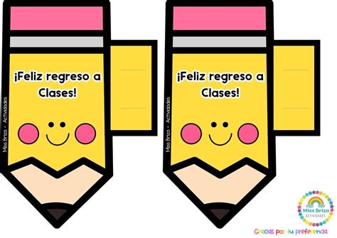 Lapices De Bienvenida A La Escuela