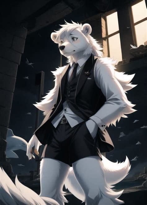 Flying Fluffy Anthro Furry Image Created By Tensor Art