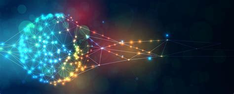 Abstract Network Connection Glowing Dots And Lines 53334204 Vector Art
