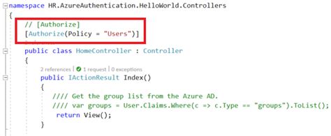 Authentication And Authorization In Aspnet Core 20 Using Azure Active
