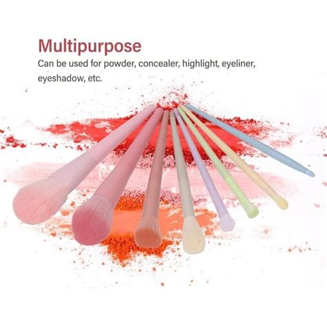 Ensemble De Pinceaux De Maquillage 8 Pièces Kit De Pinceaux