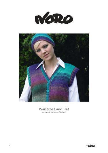 Waistcoat Hat In Noro Kureyon Knitting Patterns In 2023 Hat