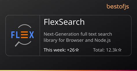 Best Of Js • Flexsearch
