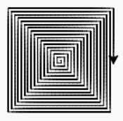 Square Spiral Coding With Turtle