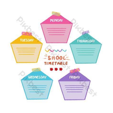 Class Schedule Png Images Psd Free Download Pikbest