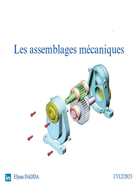 Les Assemblages Mécaniques Pdf