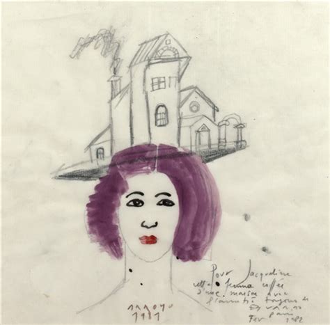 Portrait De Jeune Femme Devant Une Maison By Eduardo Arroyo On Artnet