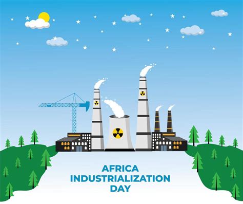 Día De La Industrialización De áfrica El 20 De Noviembre Concepto