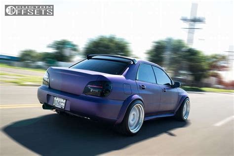 2007 Subaru Impreza With 18x10 5 22 Varrstoen Es6 And 275 35R18 Nitto