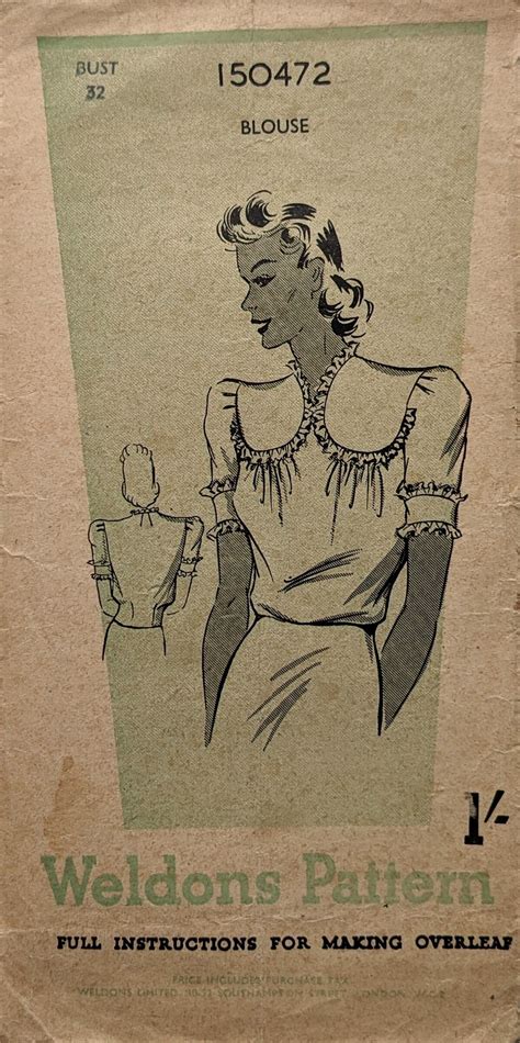 Weldons 150472 Vintage Sewing Patterns Fandom